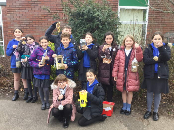 Audlem St James | Year 6 bird feeders