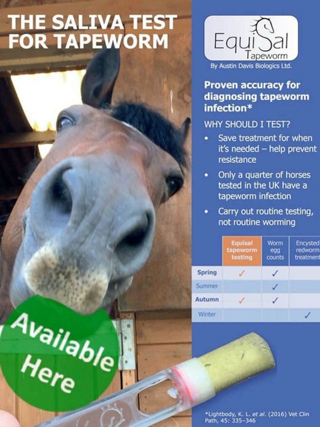 Wildwood Worm Counts | Horse / Equine Worm Count