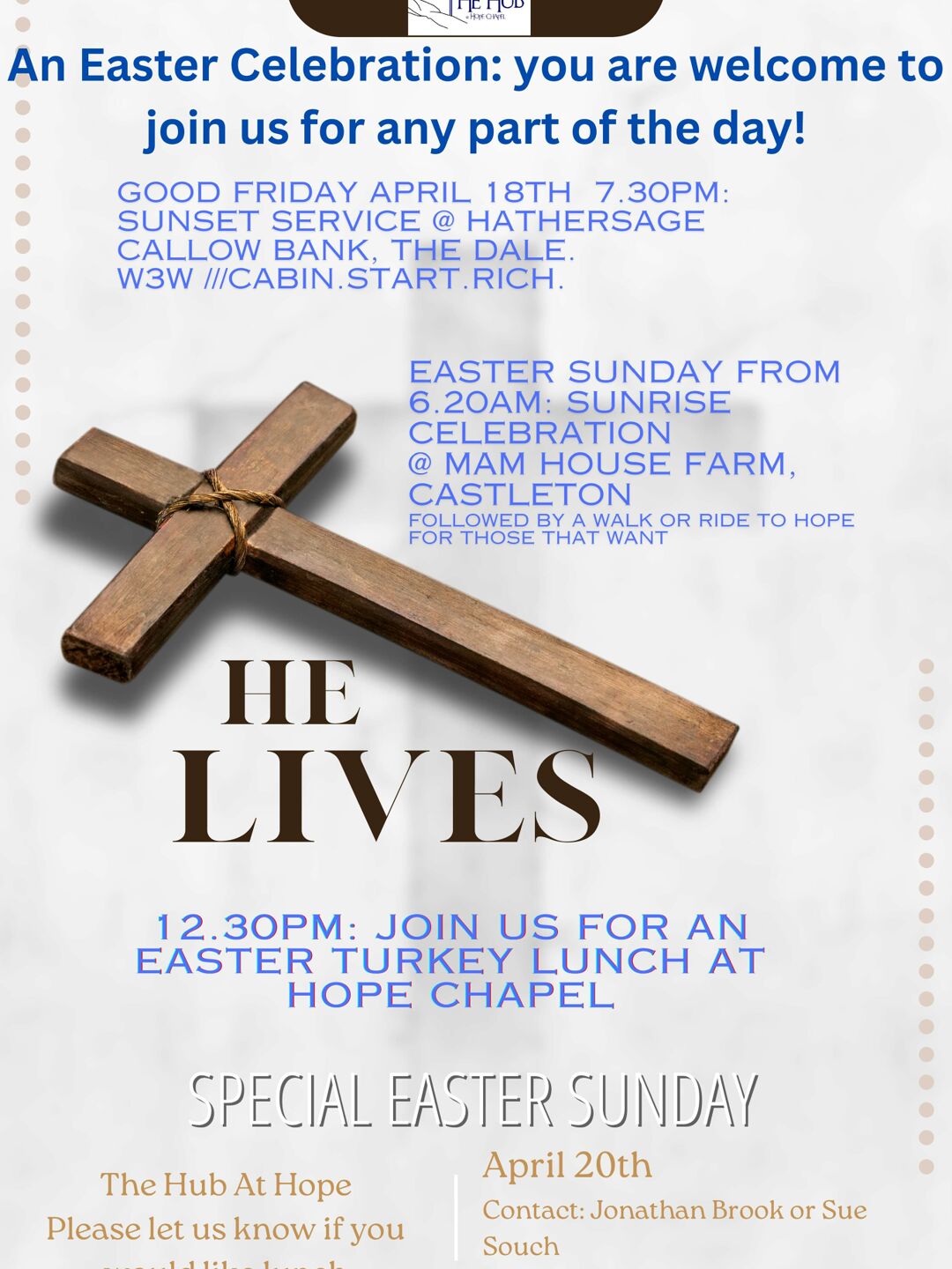 The Peak Methodist Circuit | Easter celebrations at The Hub @ Hope